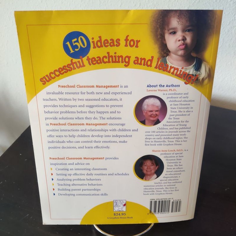 Preschool Classroom Management by Laverne Warner, Paperback | Pangobooks