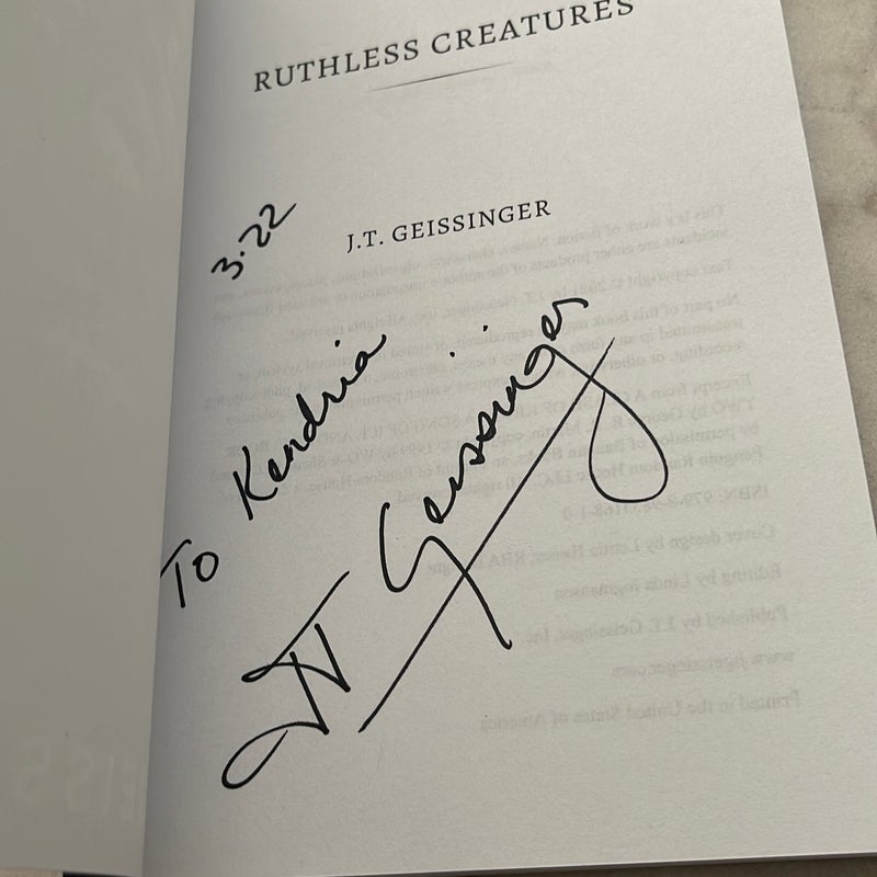 Ruthless Creatures Special Edition