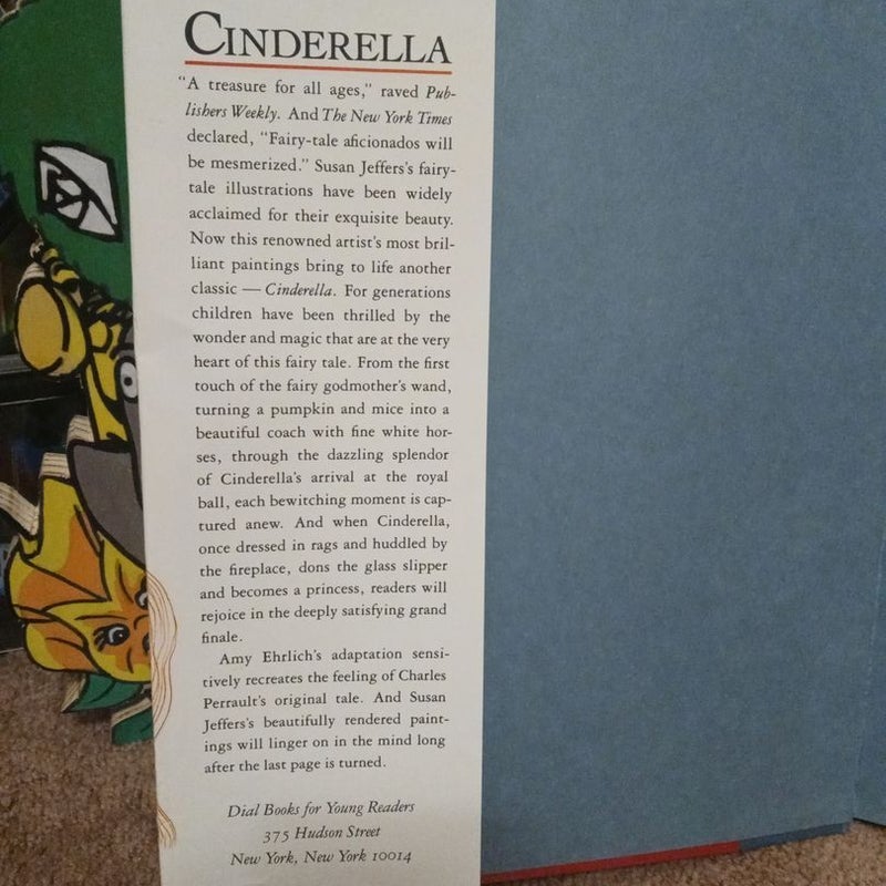 Cinderella by Charles Perrault; Susan Jeffers (Illustrator); Amy ...