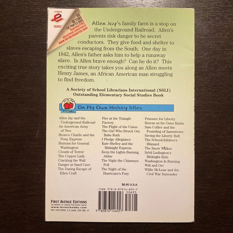 Allen Jay and the Underground Railroad by Marlene Targ Brill