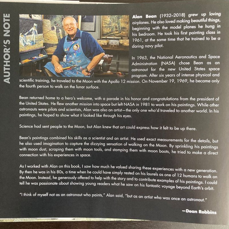 The Astronaut Who Painted the Moon by Dean Robbins