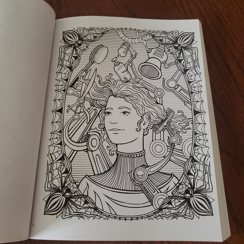 COSTCO Creative Haven STEAMPUNK DESIGNS Coloring Book by Dover ...