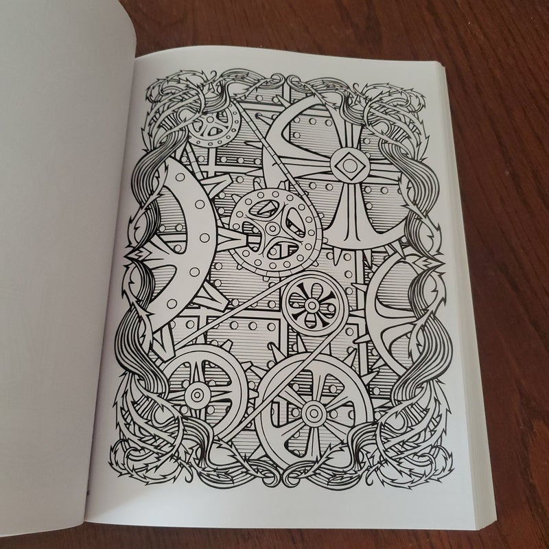 COSTCO Creative Haven STEAMPUNK DESIGNS Coloring Book by Dover ...