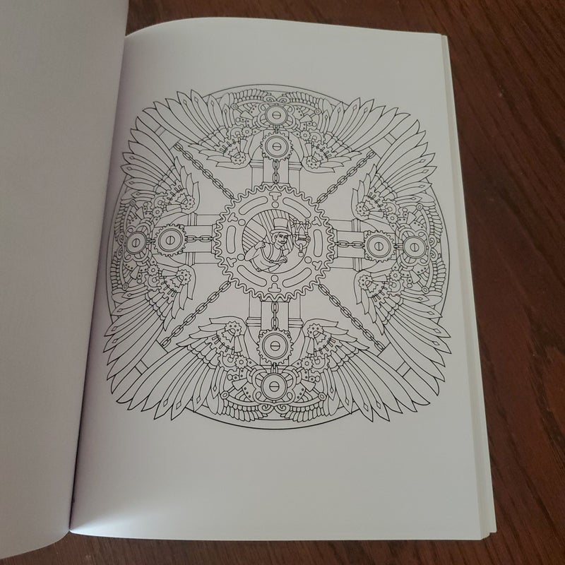 COSTCO Creative Haven STEAMPUNK DESIGNS Coloring Book by Dover ...