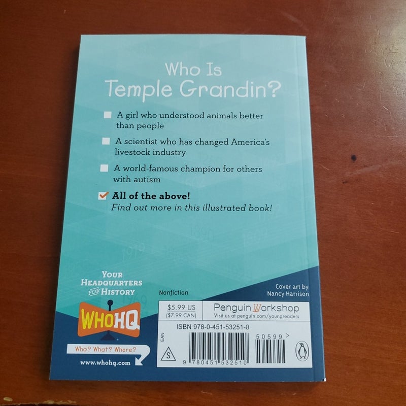 Who Is Temple Grandin? by Patricia Brennan Demuth, Paperback | Pangobooks