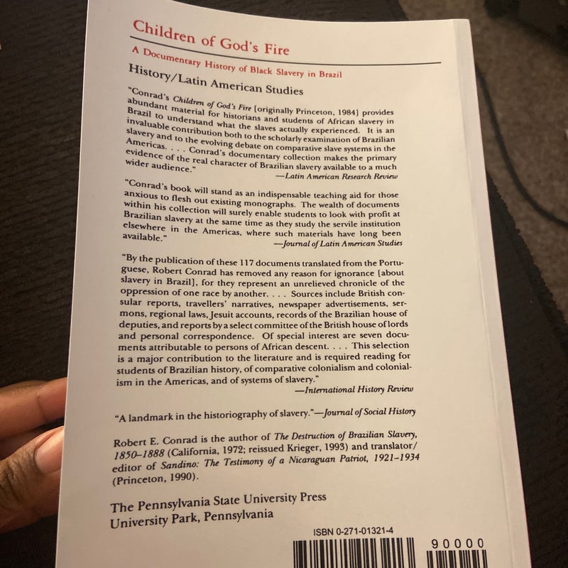 Children of God's Fire by Robert Edgar Conrad, Paperback | Pangobooks