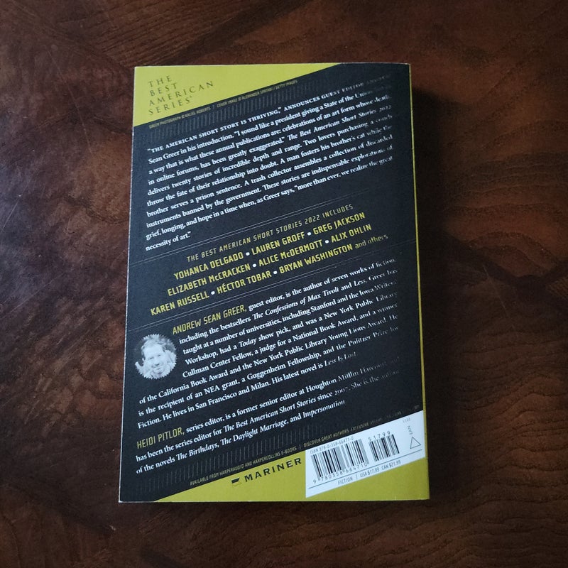 The Best American Short Stories 2022 by Andrew Sean Greer, Paperback | Pangobooks
