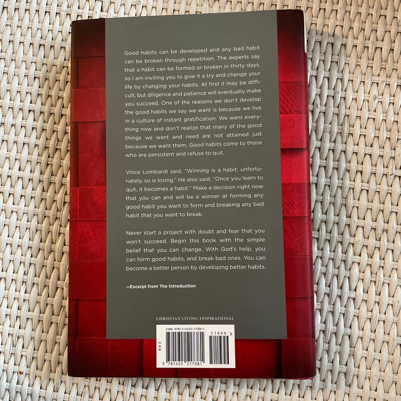 Making Good Habits, Breaking Bad Habits