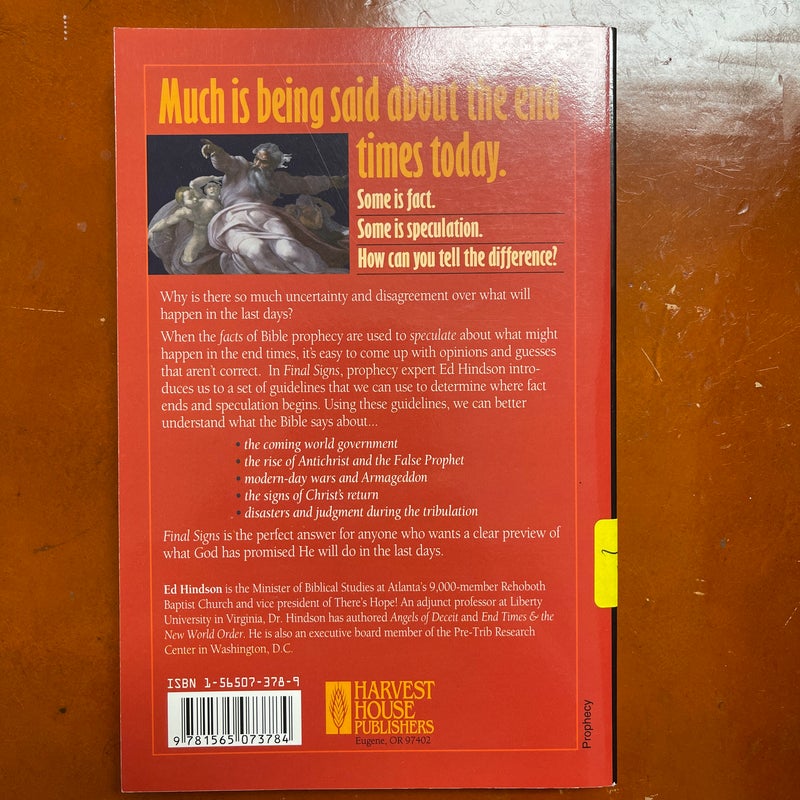 Final Signs by Ed Hindson, Paperback | Pangobooks
