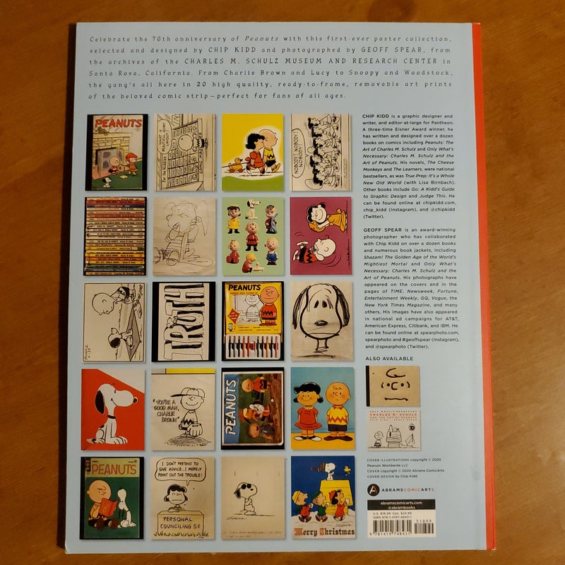 The Peanuts Poster Collection by Chip Kidd, Paperback | Pangobooks