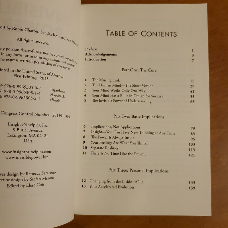 Invisible Power by Ken Manning, Sandra Krot, Robin Charbit