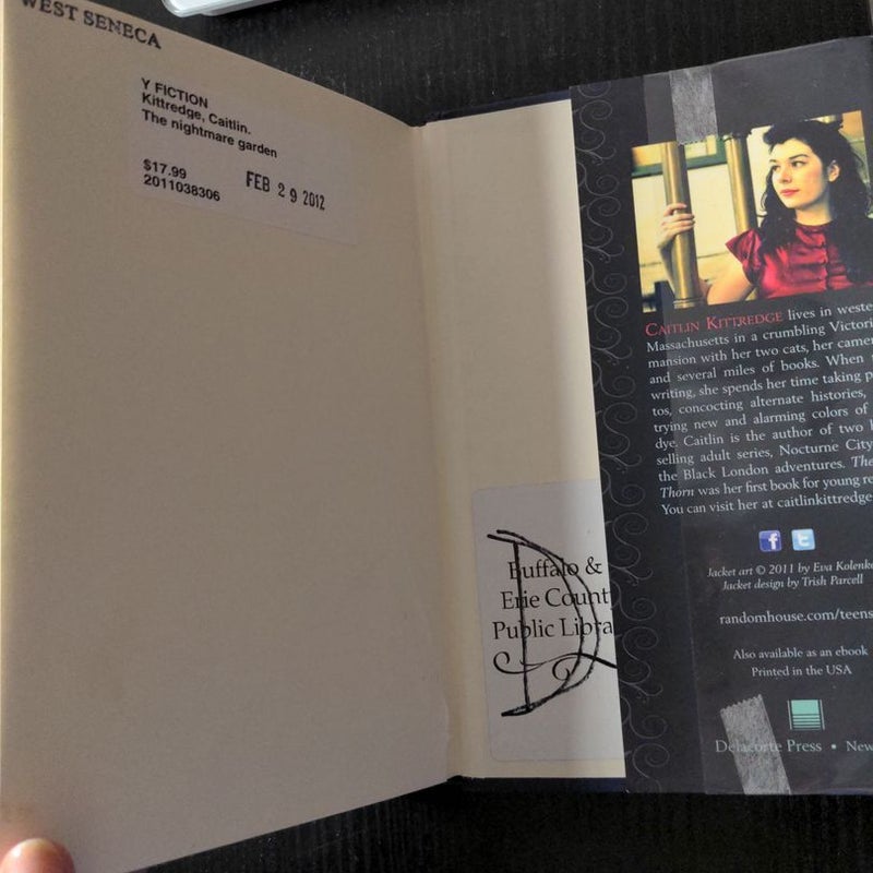 The Nightmare Garden: the Iron Codex Book Two by Caitlin Kittredge