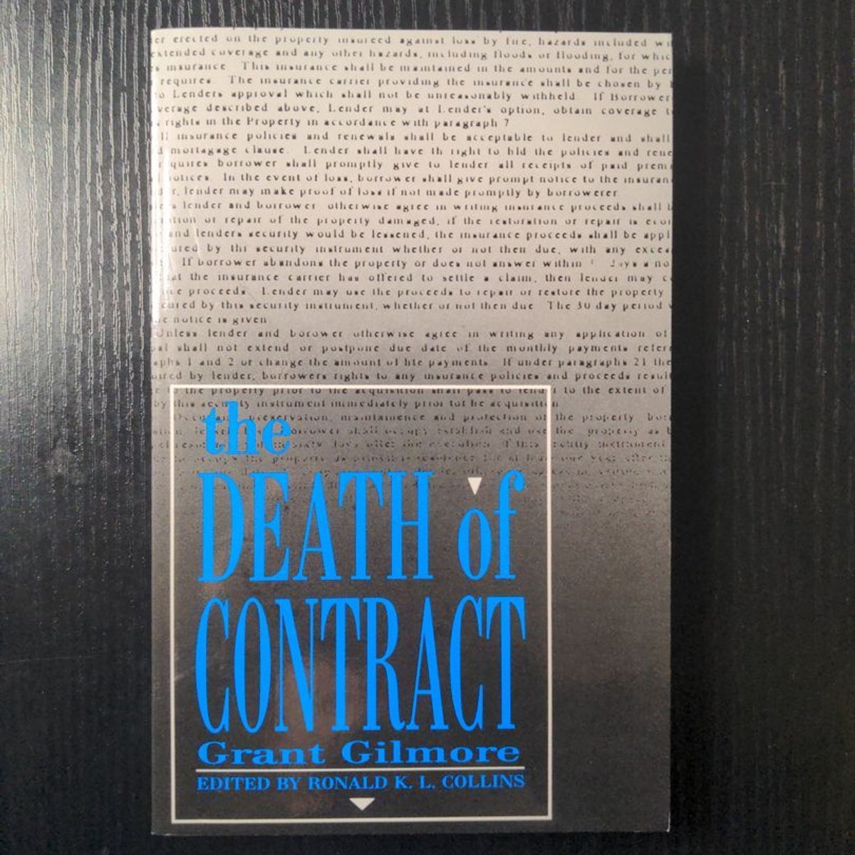 Death of Contract by Grant GILMORE