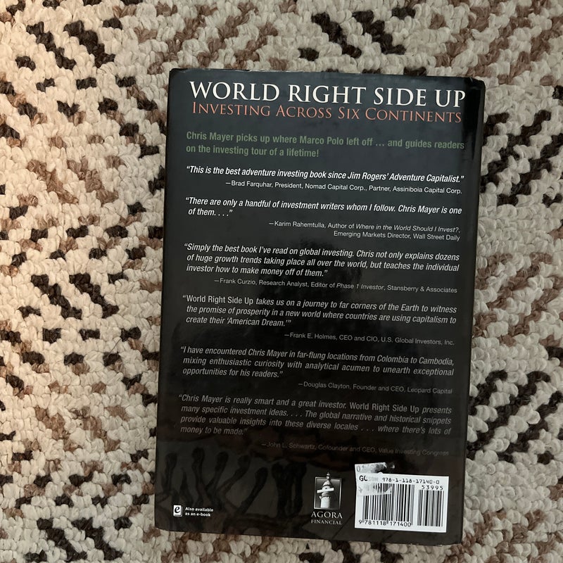 World Right Side Up by Christopher W. Mayer, Hardcover | Pangobooks