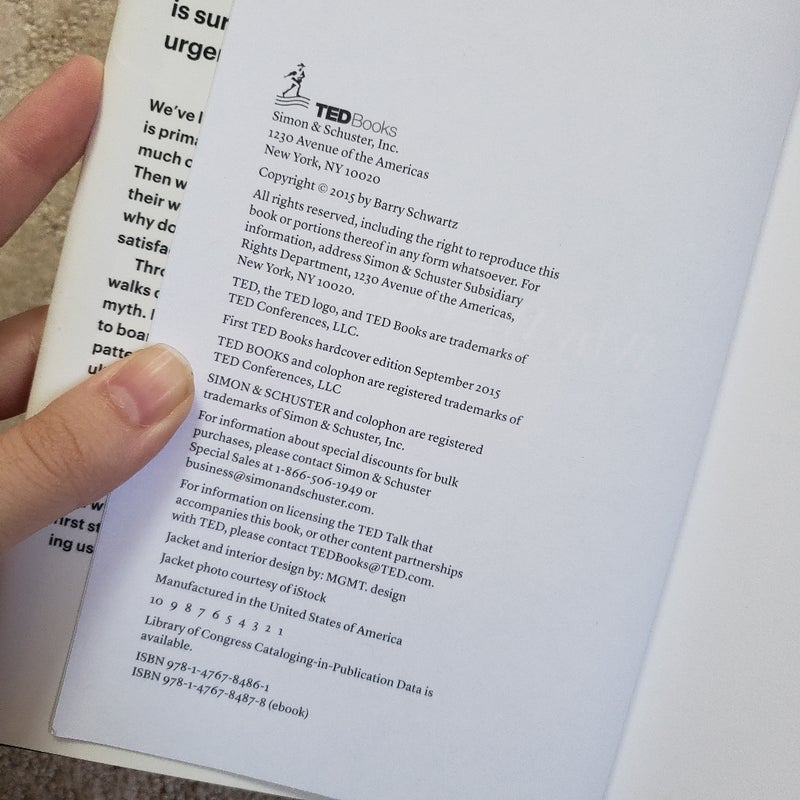 Why We Work by Barry Schwartz, Hardcover | Pangobooks