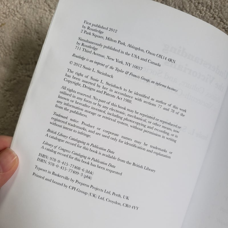 Understanding the Victorians by Susie L. Steinbach