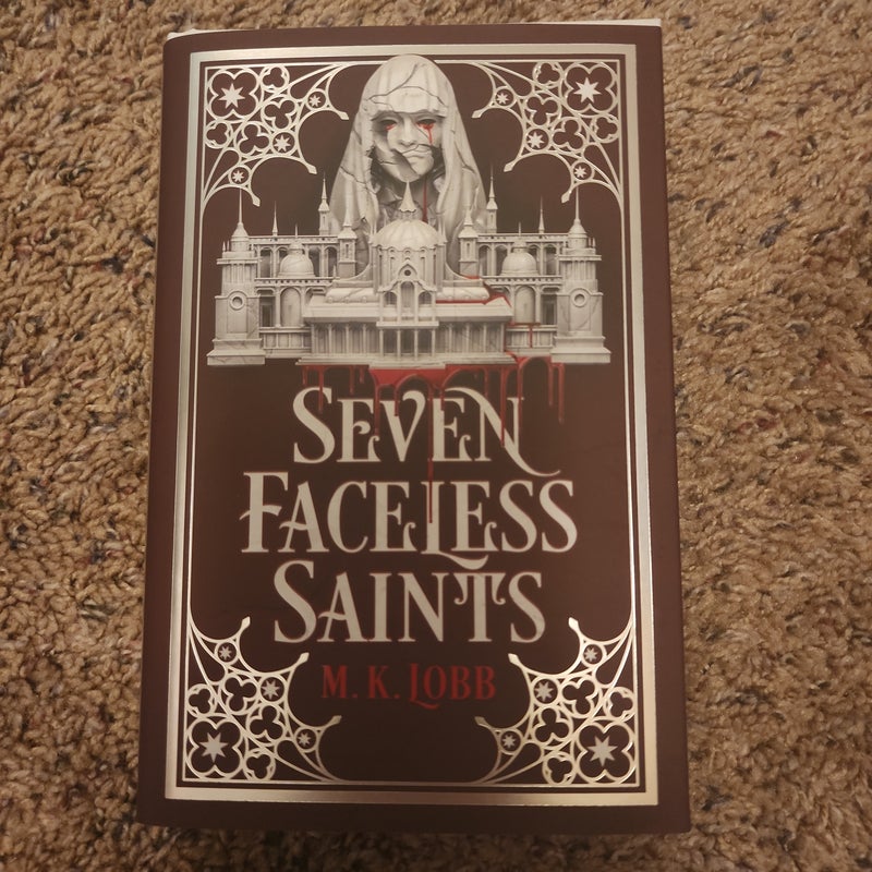 Fairyloot Seven Faceless Saints by M.K. Lobb, Hardcover | Pangobooks
