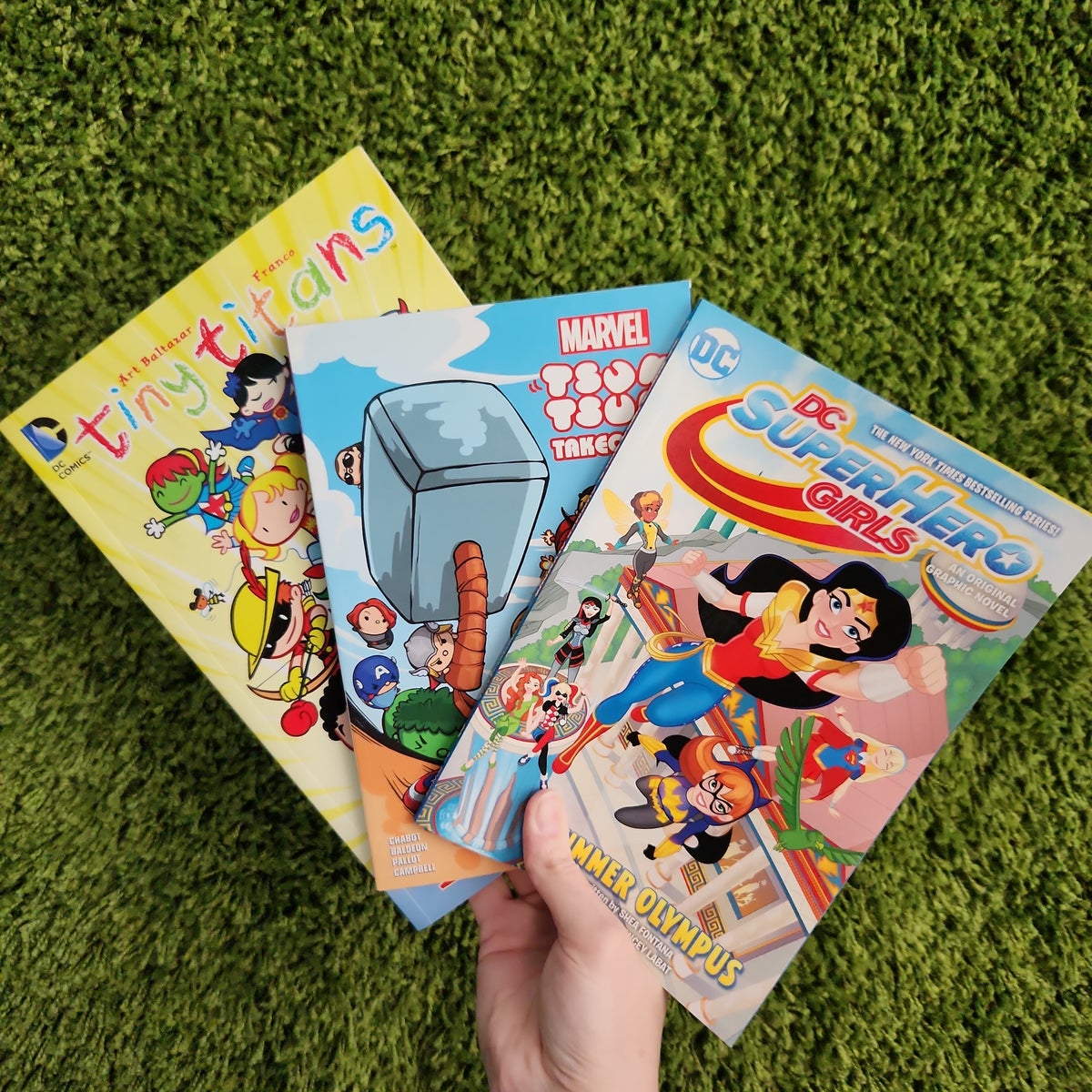 DC Superhero Girls - Summer Olympus; Marvel Tsum Tsum Takeover; Tiny ...