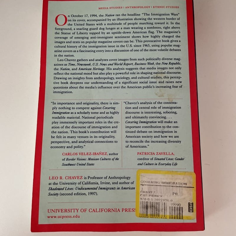 Covering Immigration by Leo R. Chavez, Paperback | Pangobooks
