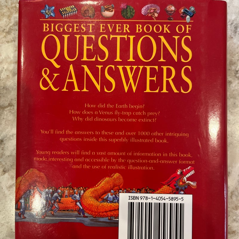 The Biggest Ever Book of Questions & Answers by Various, Hardcover ...