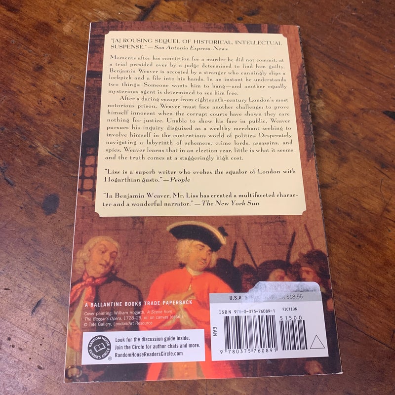 A Spectacle of Corruption by David Liss