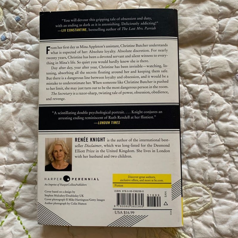 The Secretary by Renée Knight, Renée Knight