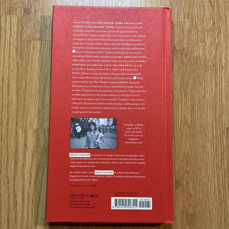 Mapping Manhattan by Becky Cooper, Hardcover | Pangobooks