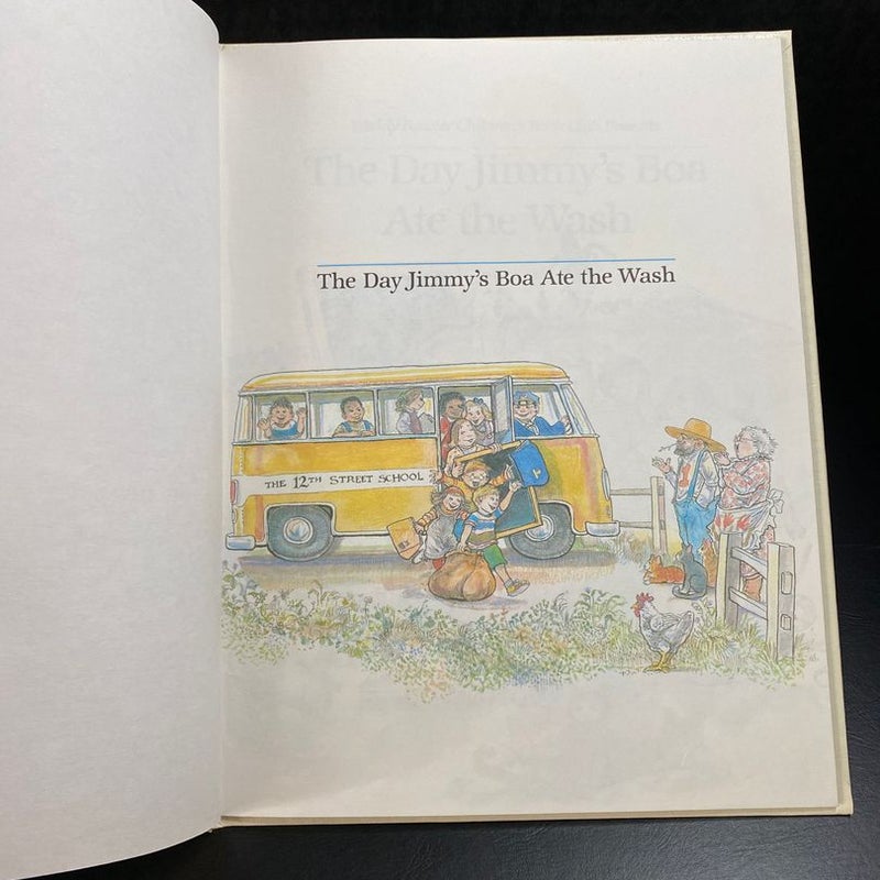 The Day Jimmy's Boa Ate the Wash by Trinka Hakes Noble