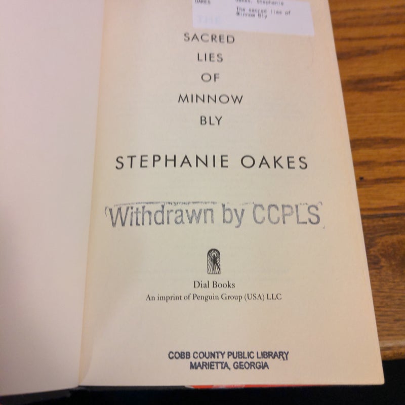 The Sacred Lies of Minnow Bly by Stephanie Oakes, Hardcover | Pangobooks The Sacred Lies of Minnow Bly by Stephanie Oakes, Hardcover | Pangobooks