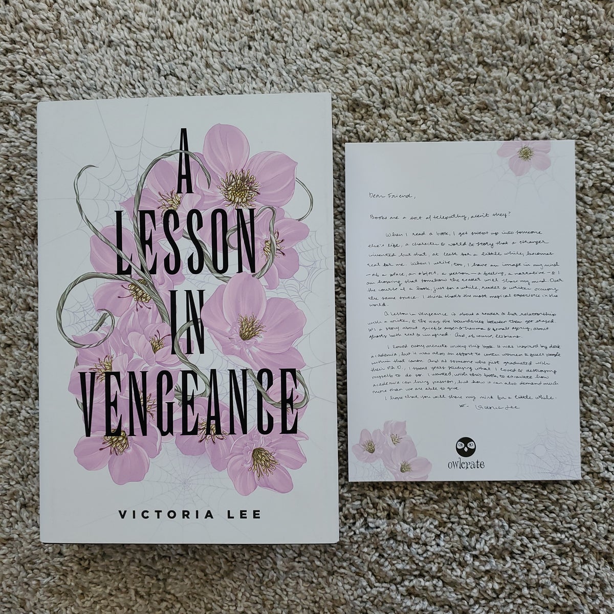 A Lesson in Vengeance (Signed) Owlcrate by Victoria Lee, Hardcover ...