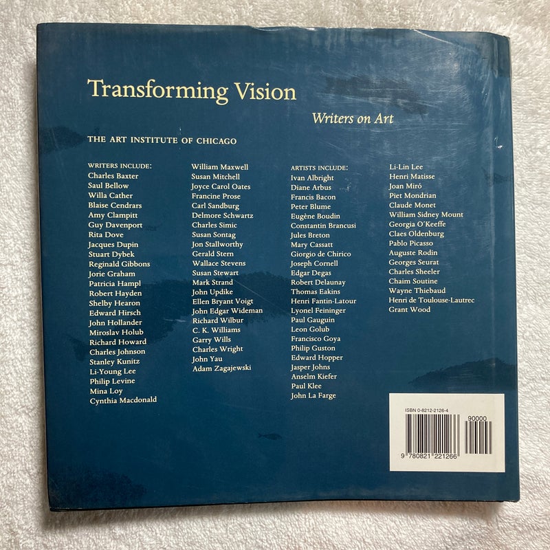 Transforming Vision by Edward Hirsch