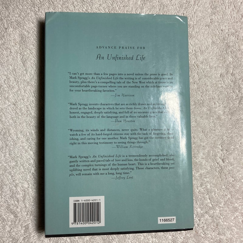 An Unfinished Life by Mark Spragg