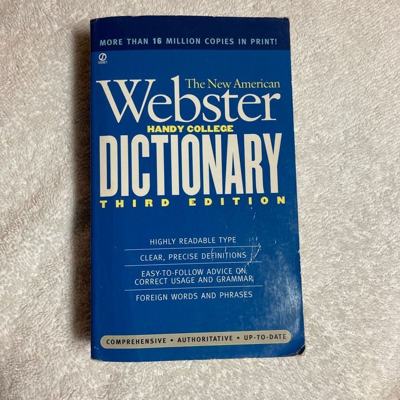 The New American Webster Handy College Dictionary by Penguin