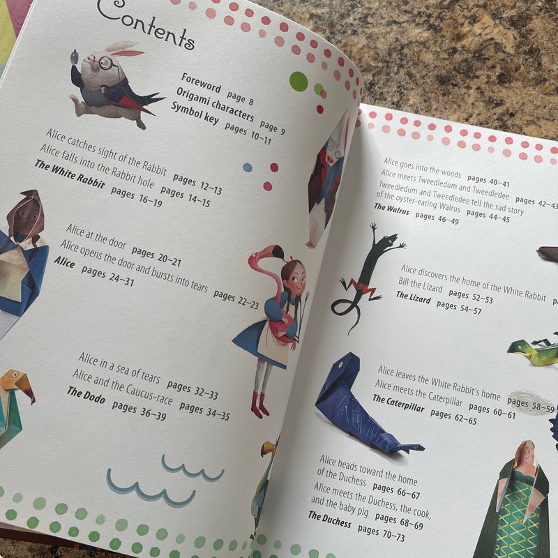 Alice in Wonderland Origami by Pasquale D'Auria, Alberto Bertolazzi