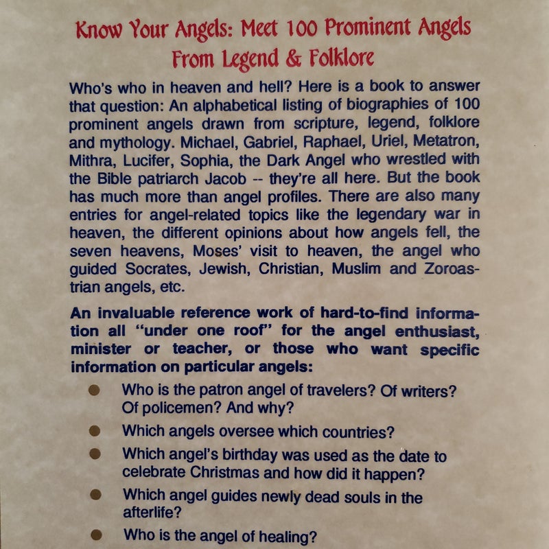 Know Your Angels by John E. Ronner