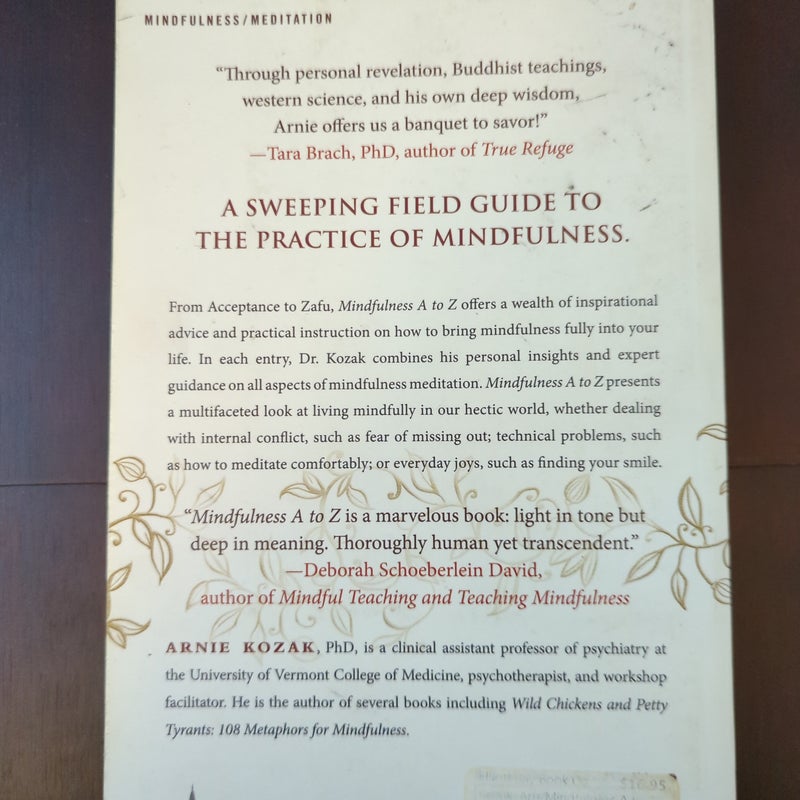 Mindfulness a to Z by Arnie Kozak, Paperback | Pangobooks