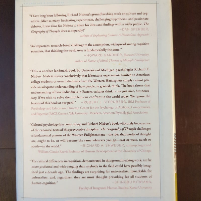 The Geography of Thought by Richard E. Nisbett, Richard Nisbett