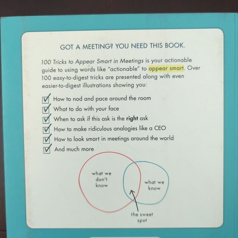 100 Tricks to Appear Smart in Meetings by Sarah Cooper