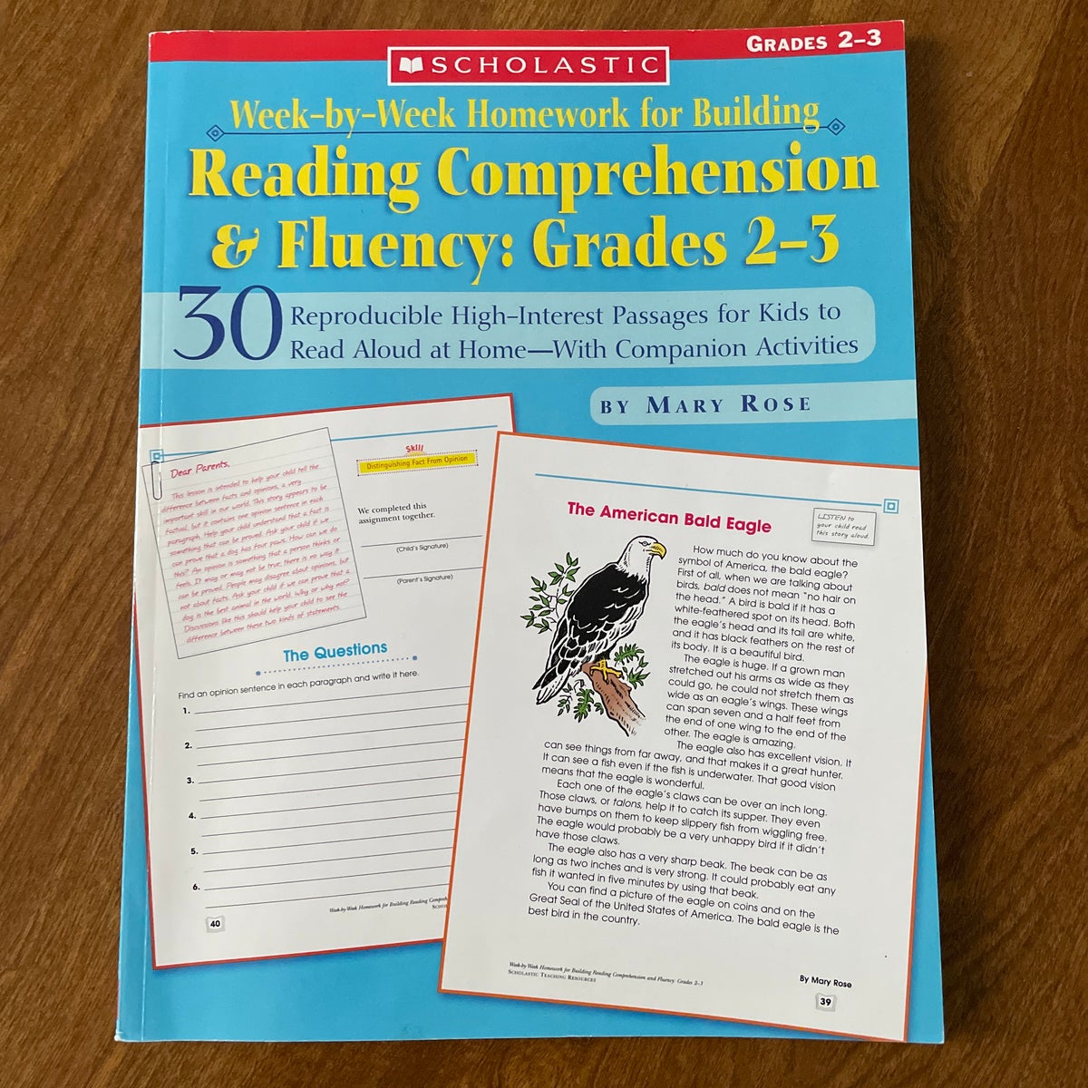 Reading Comprehension and Fluency, Grades 2-3 by Mary Rose