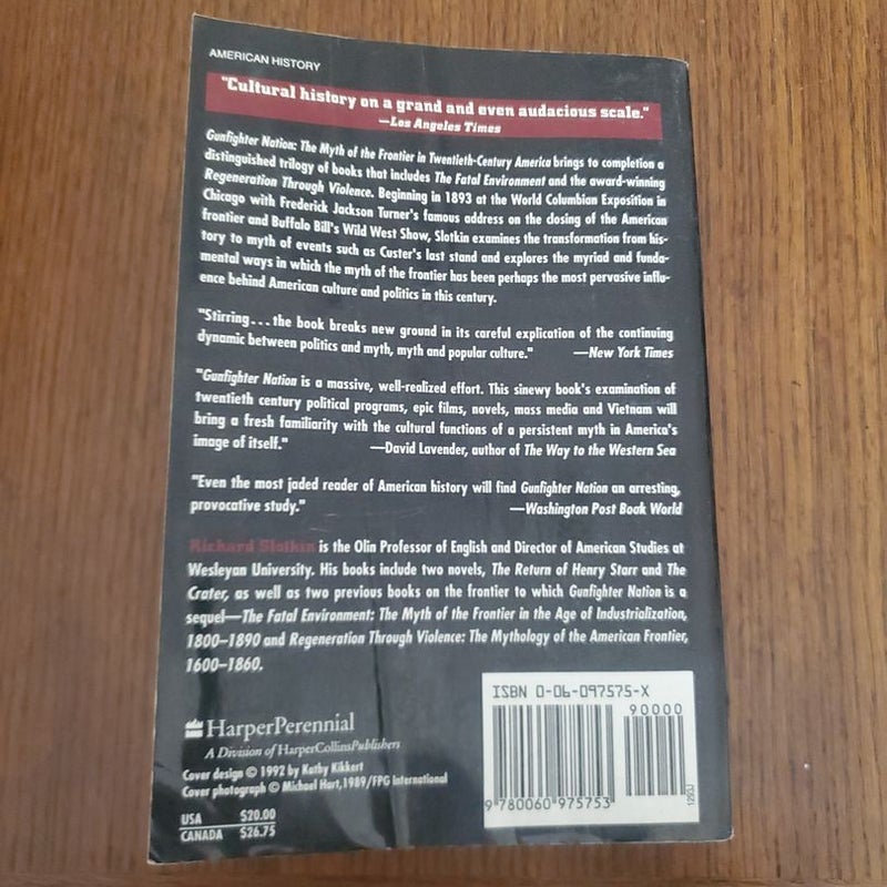 Gunfighter Nation by Richard Slotkin, Paperback | Pangobooks