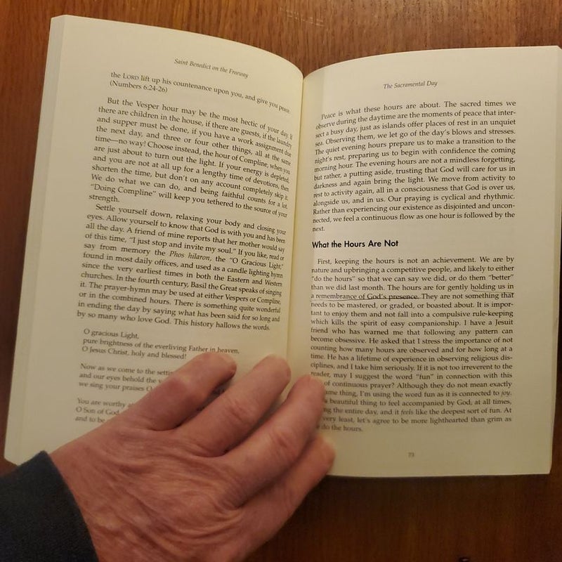 Saint Benedict on the Freeway by Corinne Ware