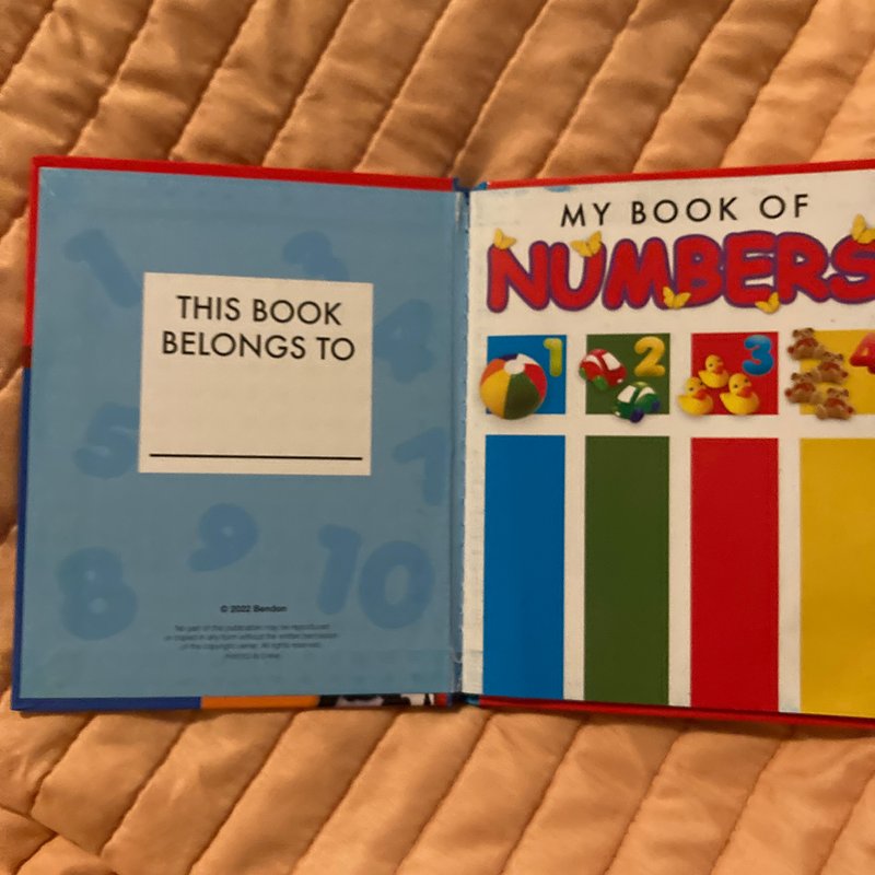 My book of numbers by Bendon, Hardcover | Pangobooks