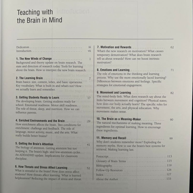 Teaching with the Brain in Mind by Eric Jensen, Paperback | Pangobooks