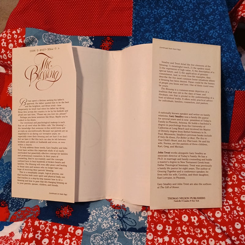 The Blessing by Gary Smalley, John T. Trent