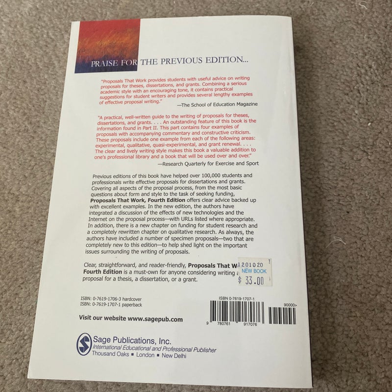 Proposals That Work by Stephen J. Silverman, Waneen W. Spirduso ...