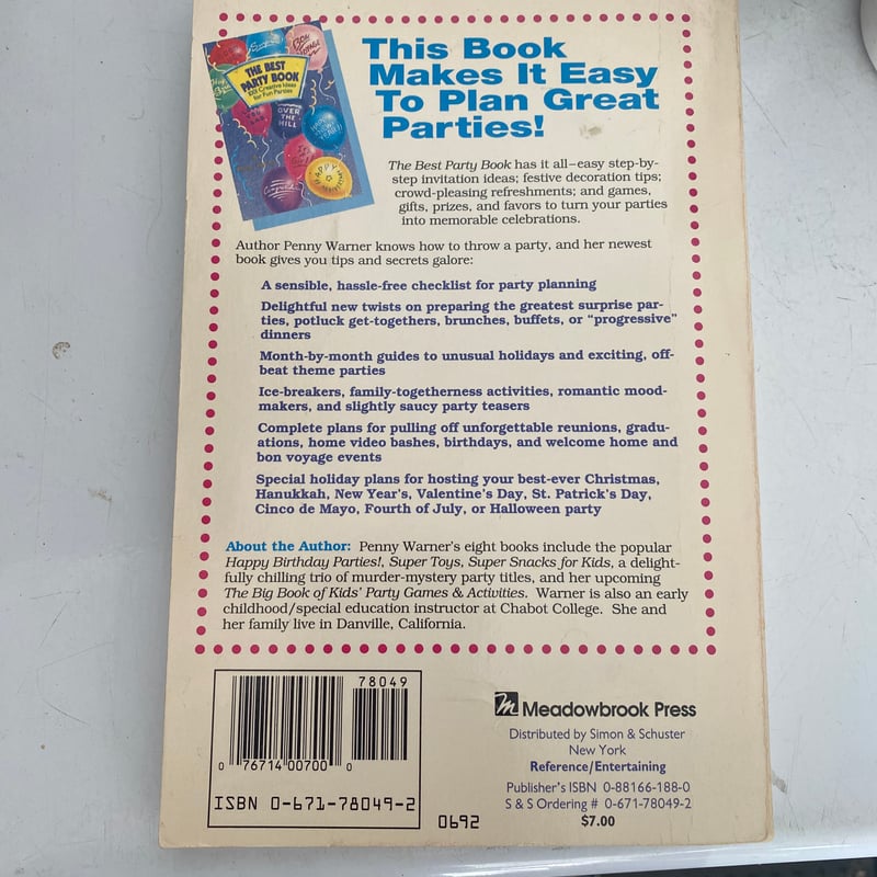 The Best Party Book by Penny Warner