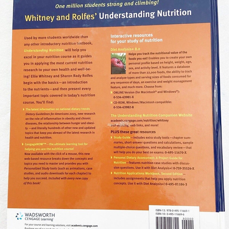 Understanding Nutrition by Eleanor Noss Whitney, Hardcover | Pangobooks