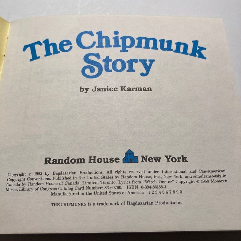 The Chipmunk Story by Janice Karman , Paperback | Pangobooks