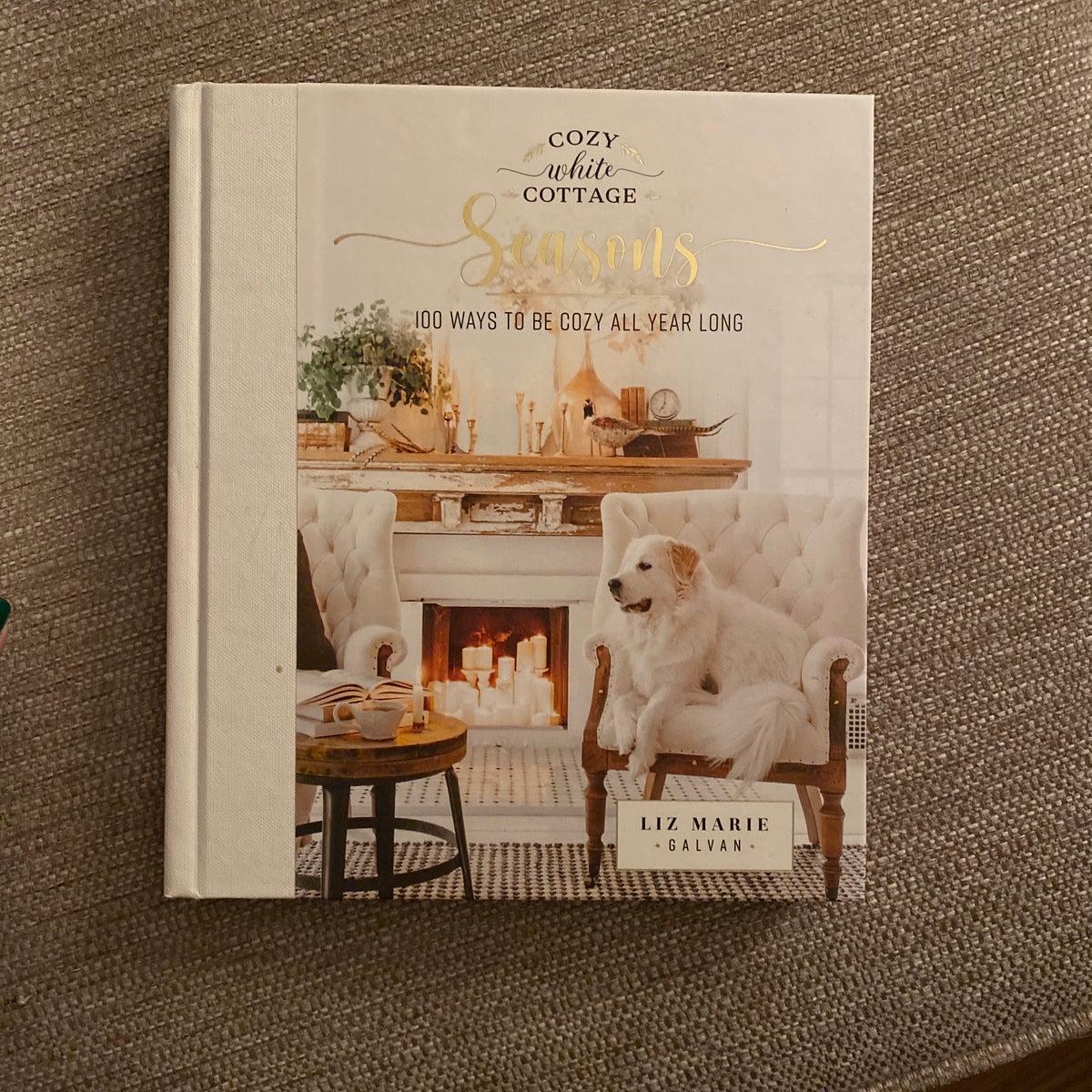 Cozy White Cottage Seasons by Liz Marie Galvan