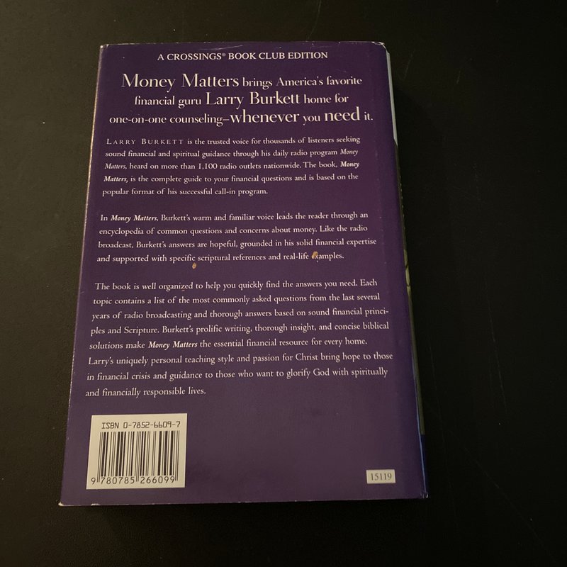 Money Matters by Larry Burkett